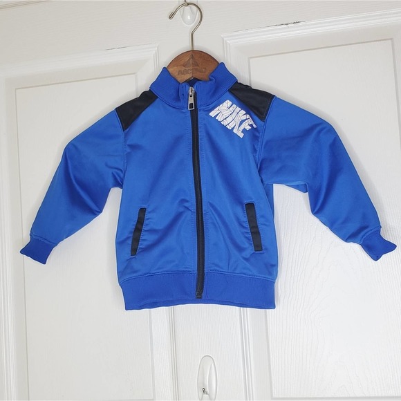 Nike | Shirts & Tops | Nike Track Jacket Blue 8 Mos | Poshmark